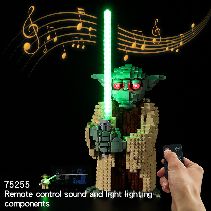 75255 Star Wars Attack of the Clones Yoda LED lighting Kit ( Green ...