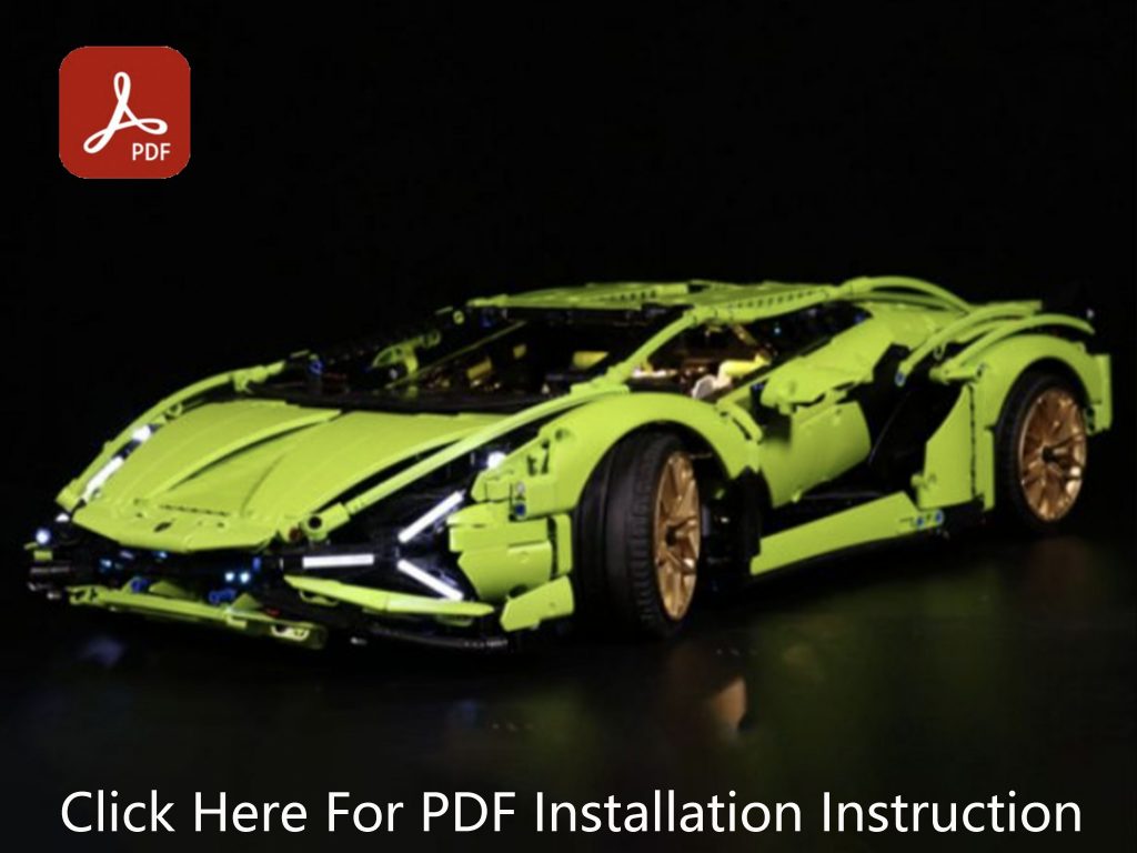 42115 Lamborghini LED lighting Kit ( Standard Version ) GC1 – instruction