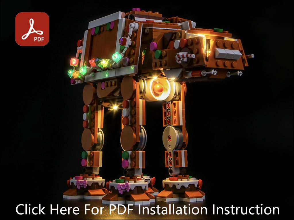 40806 Gingerbread AT-AT Walker GC1233 – instruction
